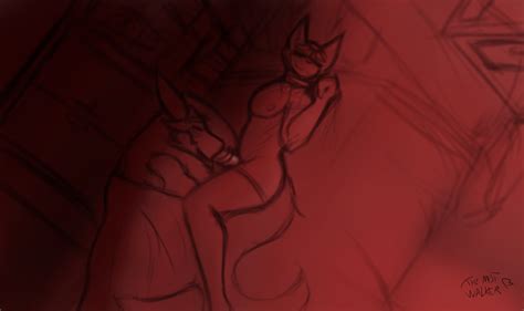 Rule 34 Anthro Bed Big Tongue Black And Red Closed Eyes Clothing