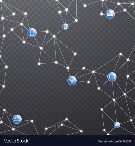 Wireless Communication Network Royalty Free Vector Image