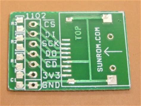 Micro SD Memory Card Socket 3735 Sunrom Electronics