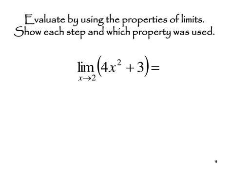 Ppt Evaluating Limits Analytically Powerpoint Presentation Free