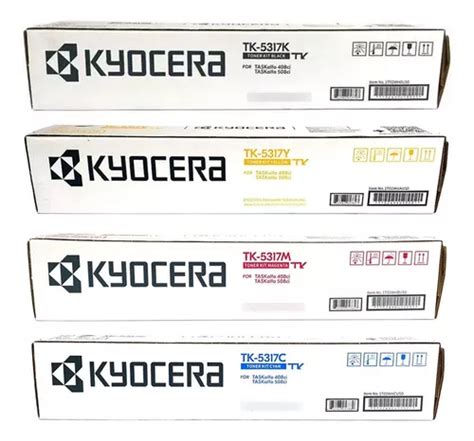 Pack Toners Tk Kyocera Negro Y Colores Con Factura Cuotas Sin Inter S