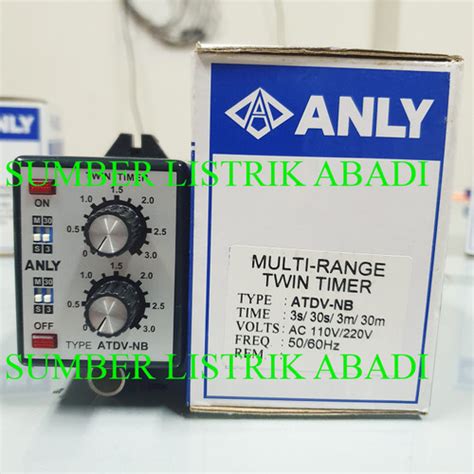 Jual Anly Taiwan Multi Range Twin Twin Analogue Timer Atdv N Atdv