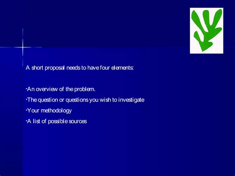 Writing A Proposal And Annotated Bibliography Ppt Free Download