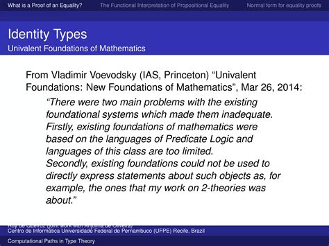 Computational Paths In Type Theory Ppt