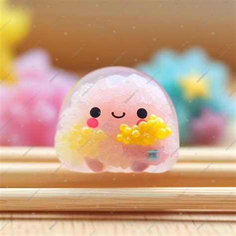 Kawaii Squishy Blob Half Circle Translucent Ai Generated Image 2591712423 Shutterstock
