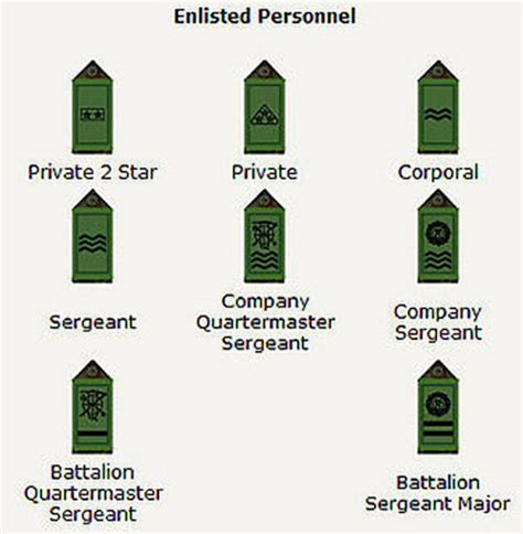 Ireland Reserve Defence Force Rdf Rank Insignia