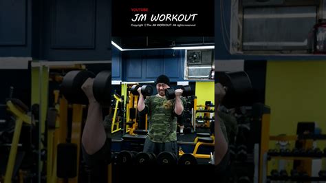 아놀드 프레스로 어깨 근육 키우기 어깨운동 Shorts Youtube