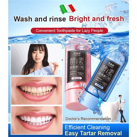 Oral Care Portable Toothpaste Chewable Tablets Solid Fragrance