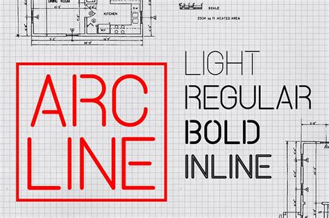 Architecture Fonts For Blueprints Drafting And More