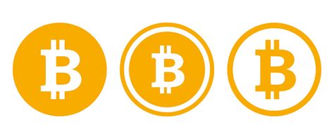 ชุดไอคอน Bitcoin การออกแบบสัญลักษณ์ Btc ที่แยกได้ ภาพประกอบองค์ประกอบ Cryptocurrency ในสไตล์แบน