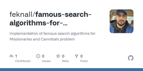 Github Feknallfamous Search Algorithms For Missionaries And