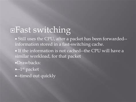 Ppt Process Switching Fast Switching Cef Powerpoint Presentation Free Download Id 2505140