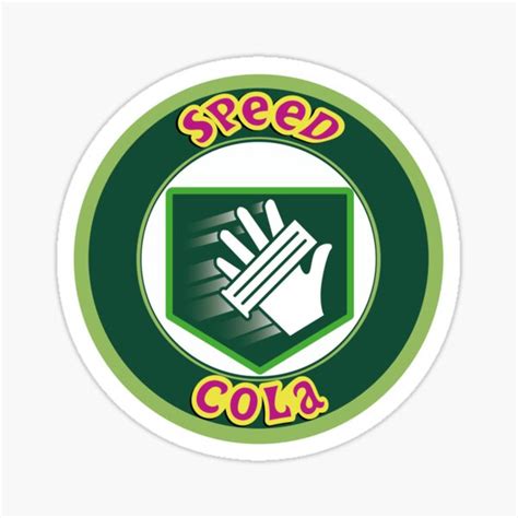Speed Cola Sticker For Sale By Geek Clothing Redbubble