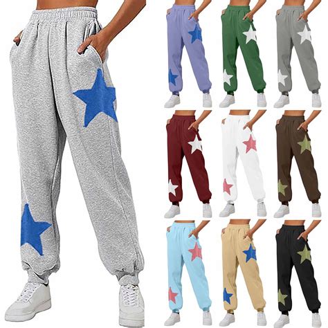 Frostluinai Y2k Sweatpants For Women High Elastic Waist Baggy Sweat