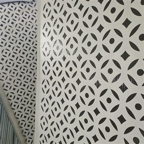 External Cladding Aluminum Perforated Curtain Wall System Facade Panel Perforated Sheet And