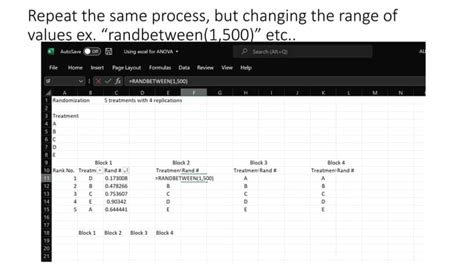 Using Excel For Randomization 1 Ppt