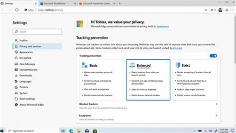 Chromium Based Microsoft Edge Brings In Strong Privacy Settings