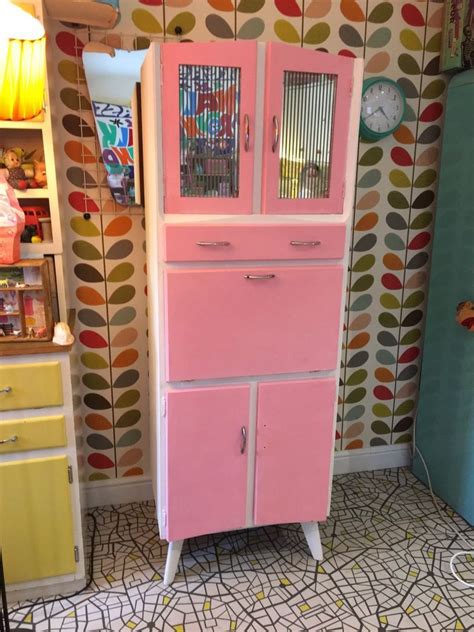 1950s Original Vintage Retro Pantry Larder Unit Kitchen Cupboard
