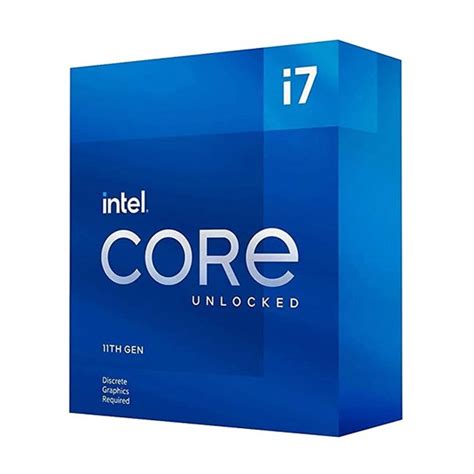 پردازنده مرکزی اینتل سری Rocket Lake مدل Core I7 11700k Box بدون فن فروش به همراه خرید مادربرد
