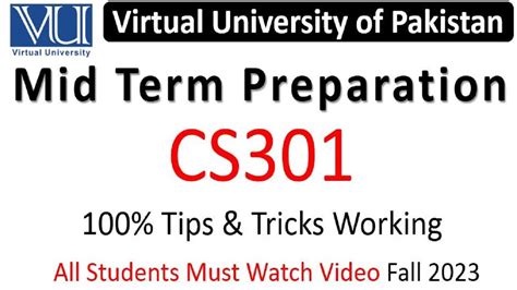 CS Midterm Preparation CS Midterm Paper Preparation YouTube