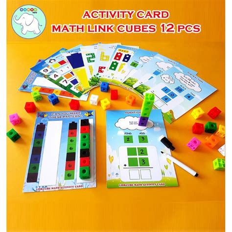 Math Link Cubes 2x2cm 100pcs Mathlink Linking Cube Shopee Singapore