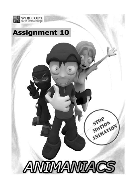 Animation Assignment Brief By Wilberforce Media Issuu