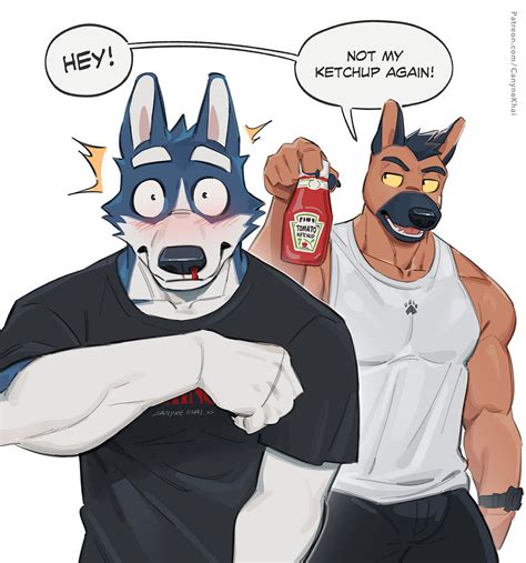 Ck Studio 【brown Dogs Addictions 2】short Comic Brown Dog Has Two Fellows This Time They Were