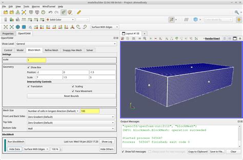Set The Wind Tunnel Geometry — Cmb Wind Tunnel 100 Documentation
