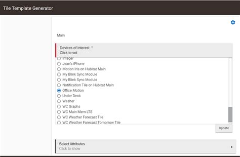 [beta] Tile Template Generator 🚧 Developers Hubitat