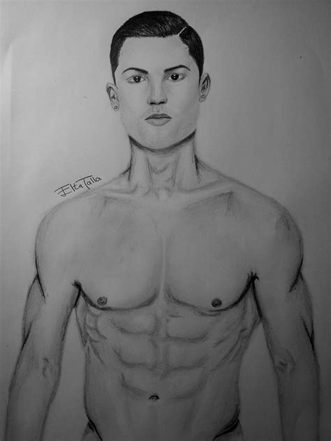 Рисовать Роналдо Карандашом 69 фото