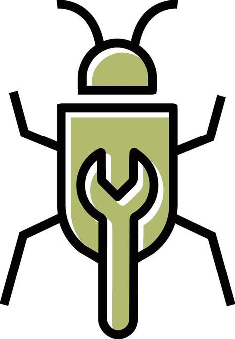 Bug Fixing Vector Icon 41787600 Vector Art At Vecteezy