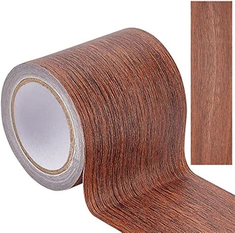 22inch 15ft Wood Textured Adhesive Repair Tape Realistic Wood Grain