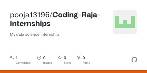 Github Pooja13196coding Raja Internship My Data Science Internship