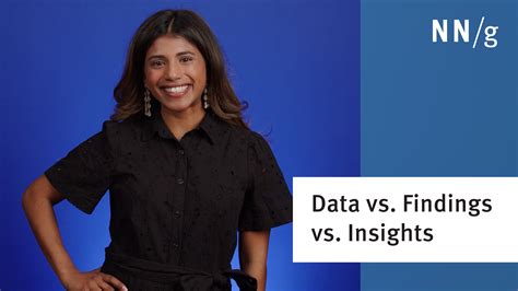 Data Vs Findings Vs Insights Video Nn G