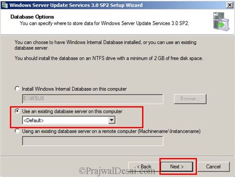 Installing WSUS Configuring Firewall Exceptions Snap 5 Prajwal Desai