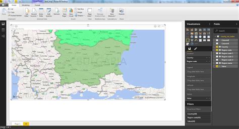 Solved Filled Map For Georgia The Country Microsoft Fabric Community
