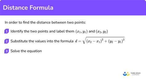 Distance Formula Gcse Maths Steps Examples And Worksheet