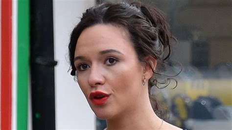 Pregnant The Traitors Star Charlotte Chilton Covers Her Growing Bump In A Chic Blue Kaftan Dress