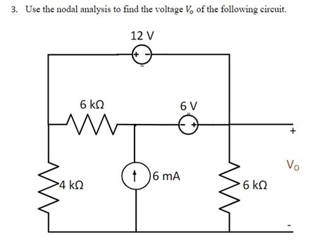 Solved Please Do The KCL Of The Nodes In Detail How Chegg