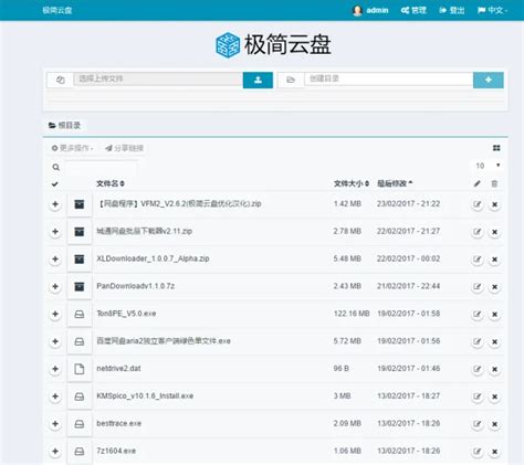 极简云盘 简单便捷的纯php网盘程序 如有乐享
