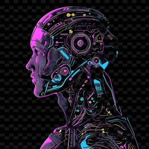 Premium Psd Png Artificial Intelligence Tape Decal With Ai Powered