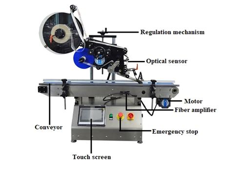 Portable Flat Labeling Machine Box Card Paper Stand Up Pouch Paging Labeling Machine Mini
