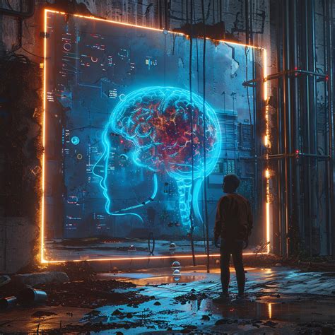 download ai generated holographic interface royalty free stock