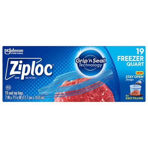 Ziploc Quart Food Storage Freezer Bags N Wholesale Palletfly