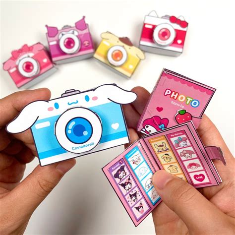 💗귀염뽀짝 카메라 미니어쳐 인생네컷 포토북 미니어쳐 만들기 Diy Paper Camera Miniature Photo Book Diary Miniature