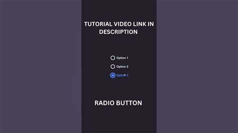 Radio Button Using Html And Css 🤩shorts Radiobutton Css Youtube
