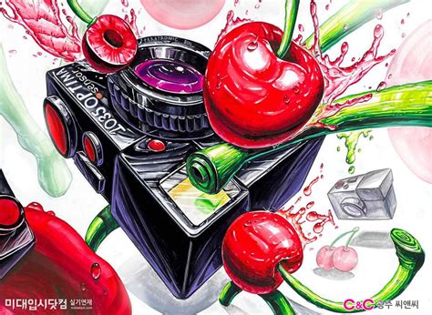 기초디자인 만화애니 홍익대 청강대 합격생 작품 광주 진월 씨앤씨 미술학원 광주 진월 애니스타 미술학원 작품갤러리 실기연재