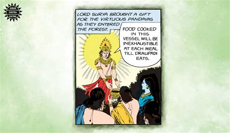Lord Surya Mahabharata Surya And Kunti Story Amar Chitra Katha