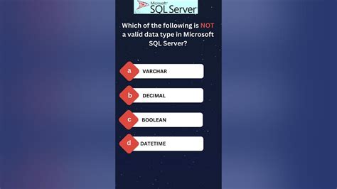 Sql Server Data Types Sqlfordataengineer Learnsql Sqlserver Youtube