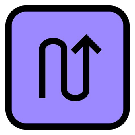 Zigzag Arrow Generic Outline Color Icon